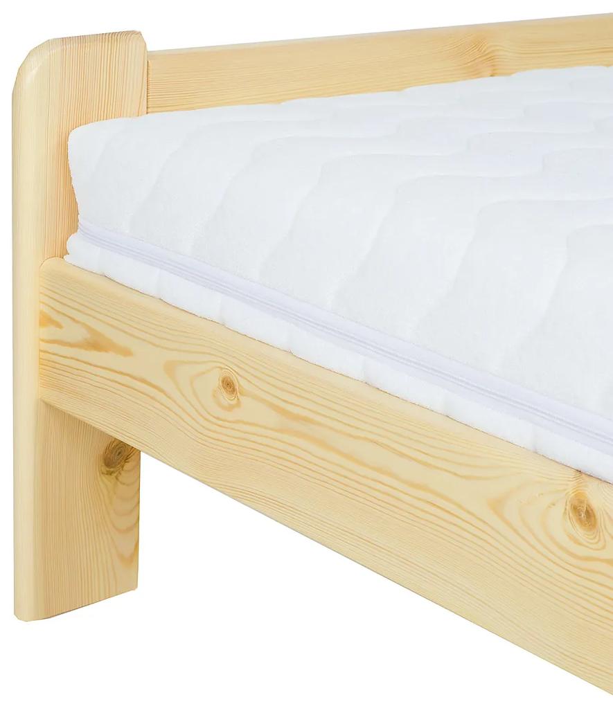 Drewmax LK099 100x200 cm - Dřevěná postel masiv jednolůžko