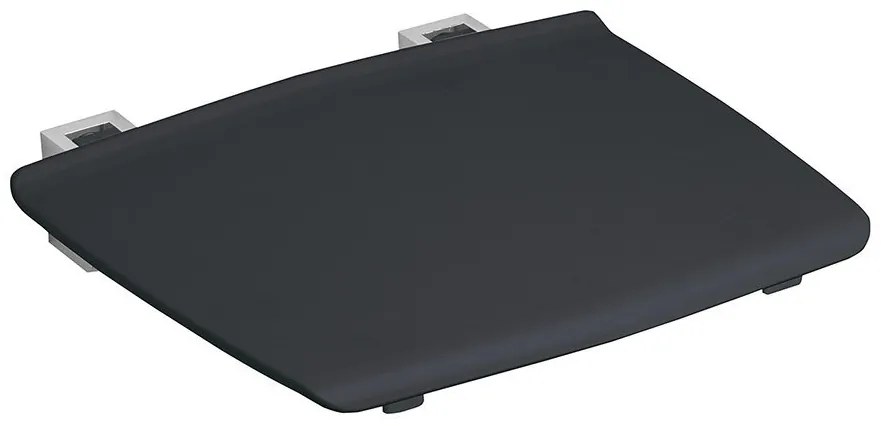 Gelco GS120G sklopné sedátko do sprchového koutu 32,5 x 32,5 cm tmavě šedá