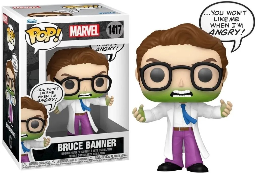 Funko pop! marvel bruce banner 1417