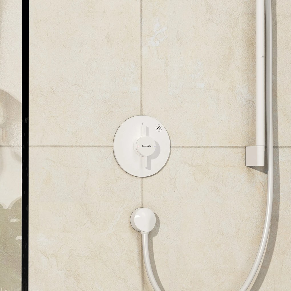 Hansgrohe DuoTurn S, baterie pod omítku pro 1 spotřebič, bílá matná, HAN-75618700
