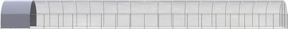 Venkovní klec pro kuřata 3 x 20 x 2 m pozinkovaná ocel 3095479