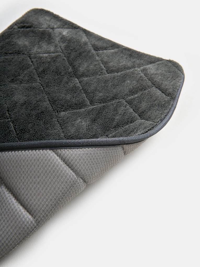 Sinsay - Koupelnová rohož s geometrickým vzorem - šedá
