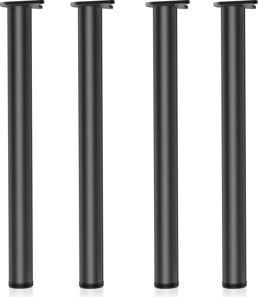 Psací stůl Wiltec – 60 mm, 710-740 mm, 200 kg, černá (60195)
