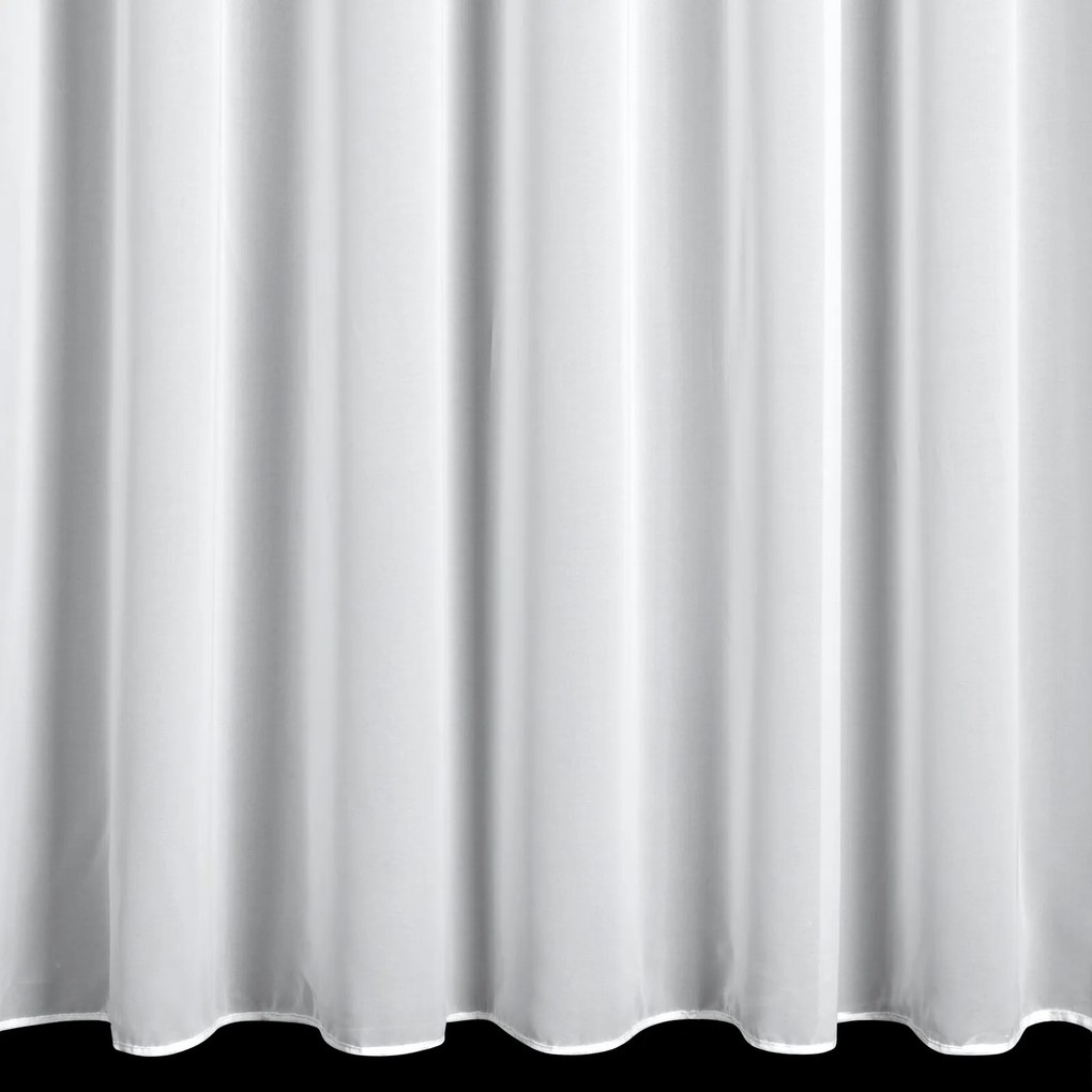 ZÁCLONA NA KROUŽCÍCH DEBRA 300 CM X 250 CM CM BÍLÁ