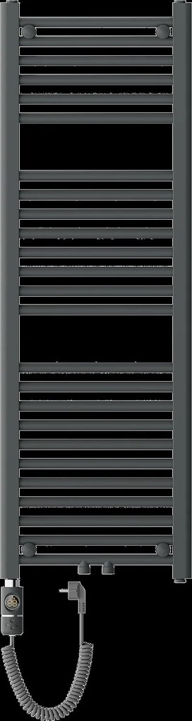 Mexen Mars, elektrické topné těleso 1200 x 400 mm, 600 W, antracitová, W110-1200-400-2600-66