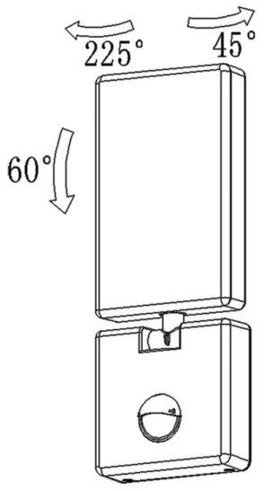 Top Light Faro B PIR - LED Reflektor se senzorem FARO LED/15W/230V IP65 bílá