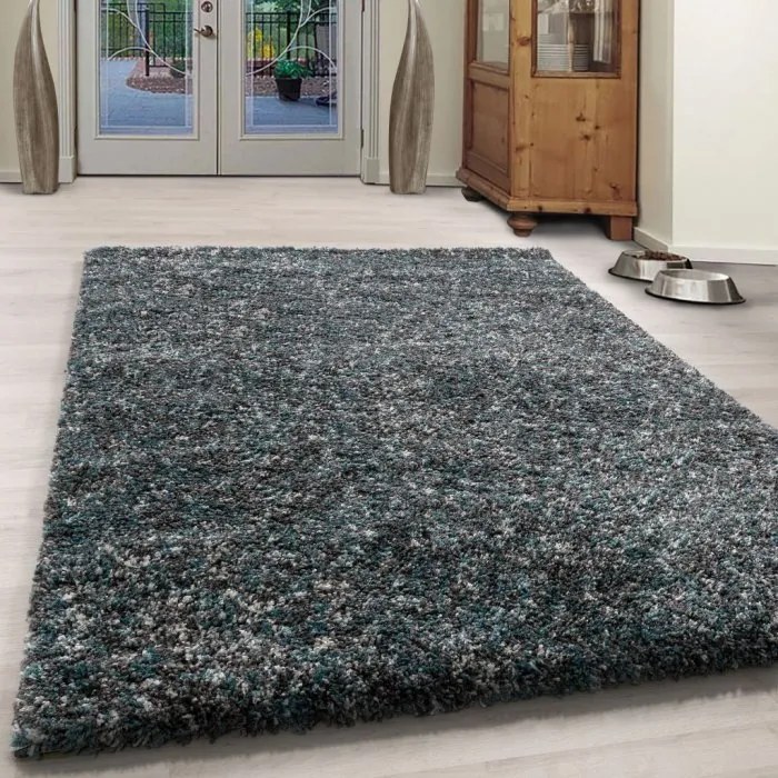 Kusový koberec Enjoy shaggy 4500 blue Kruh 80 cm