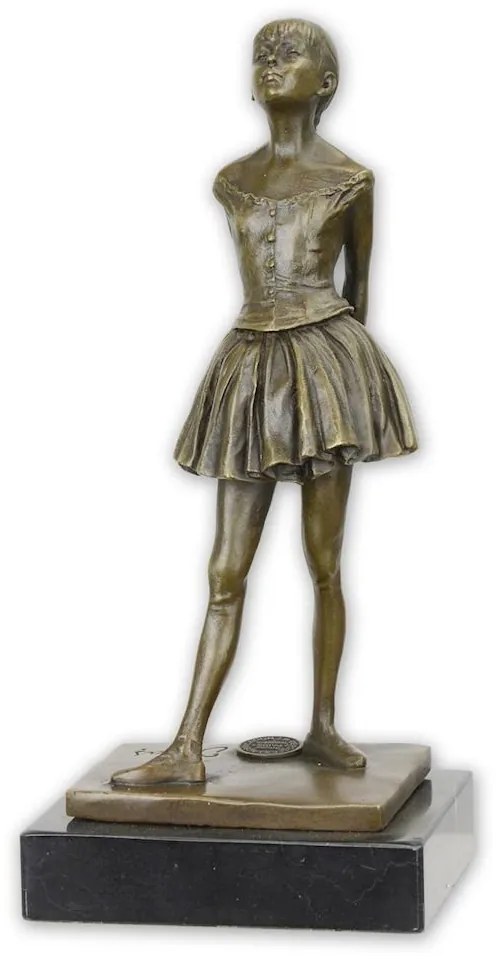 Bronzová socha malá soška - Tanečnice baletka Degas