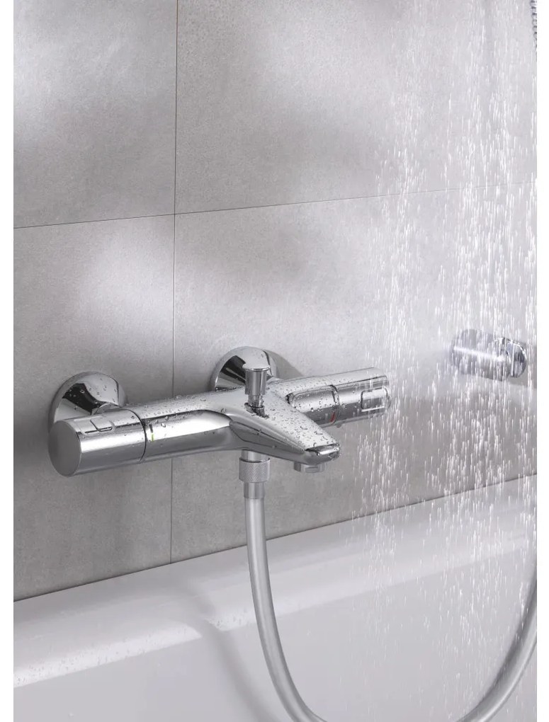 GROHE Precision Start - Termostatická vanová baterie, chrom 34598000