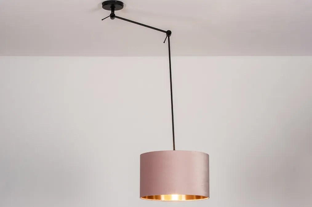 Závěsné svítidlo do dětského pokoje Riteliotte Pink and Black