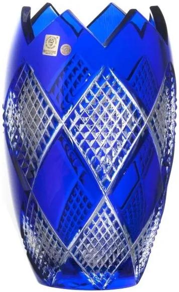 Váza Colombine I, barva modrá, výška 255 mm