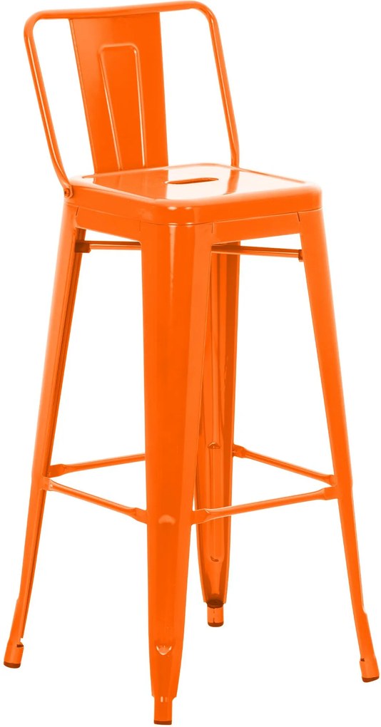 Barová židle Mason – oranžová