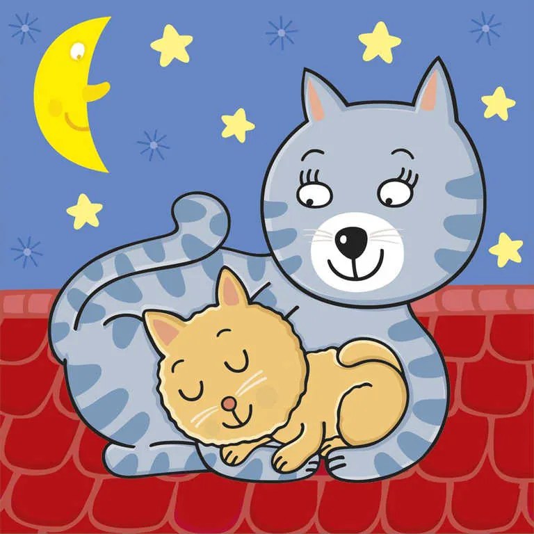 DINO Baby puzzle 12 dílků Zvířátka 18x18cm skládačka 3v1 velké dílky dn325128
