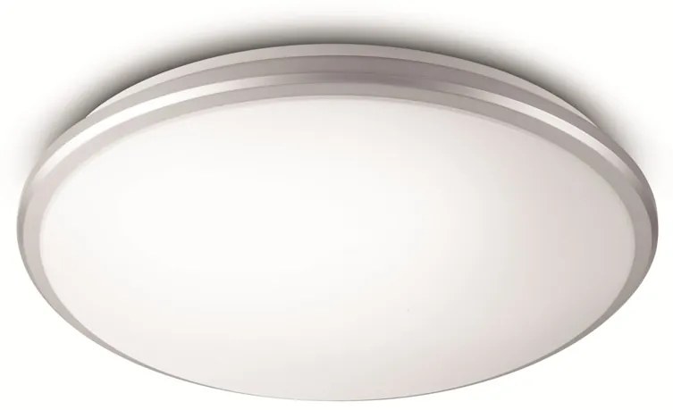 LED Koupelnové stropní svítidlo Philips Guppy 34347/87/P0 šedé 2700K 35cm
