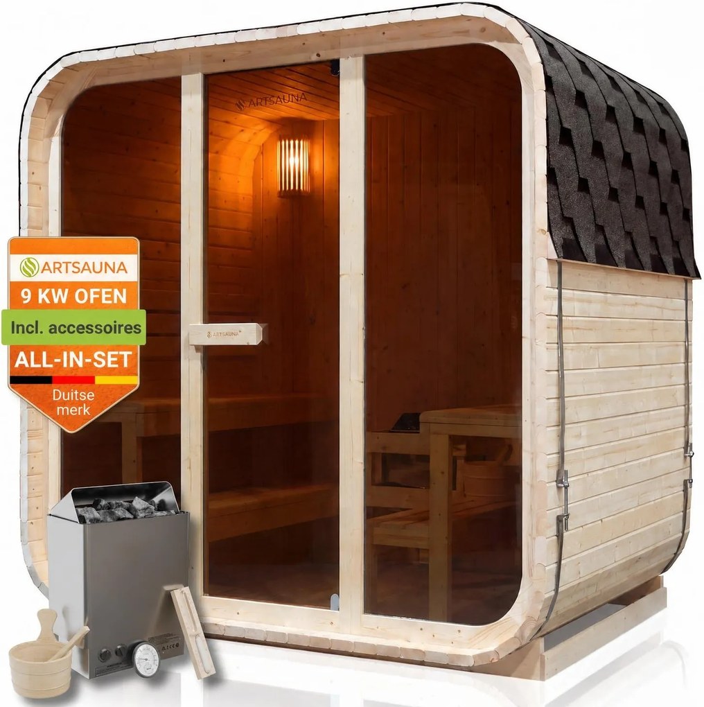 Artsauna Venkovní sauna Cube Fjora L