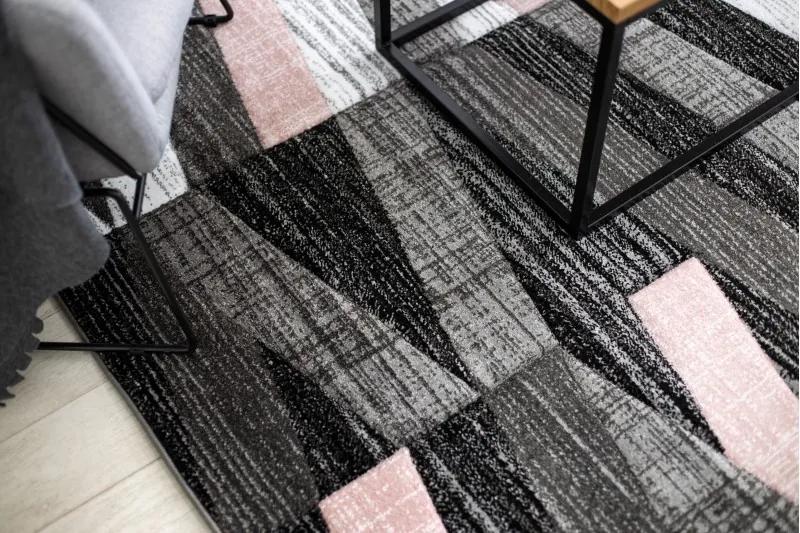 Kusový koberec ALTER Bax pruhy růžový