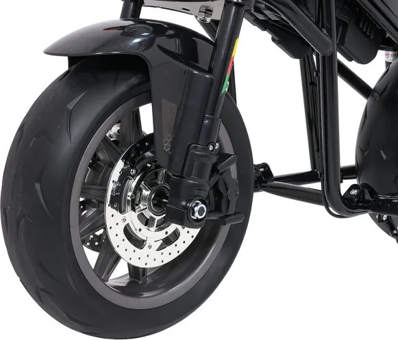 Elektrická motorka SUPERMOTO černá