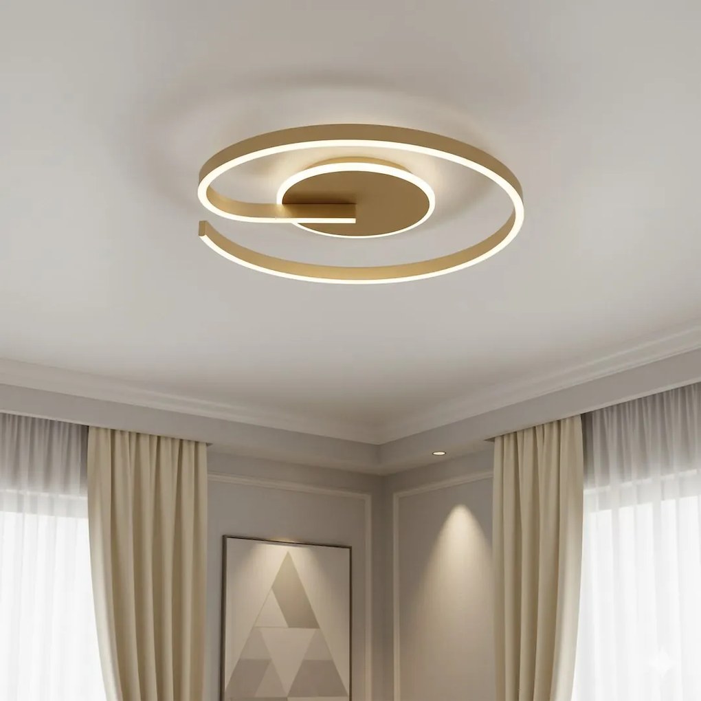 Stropní LED svítidlo Lorenzo, 1x LED 22w, 4000k, g