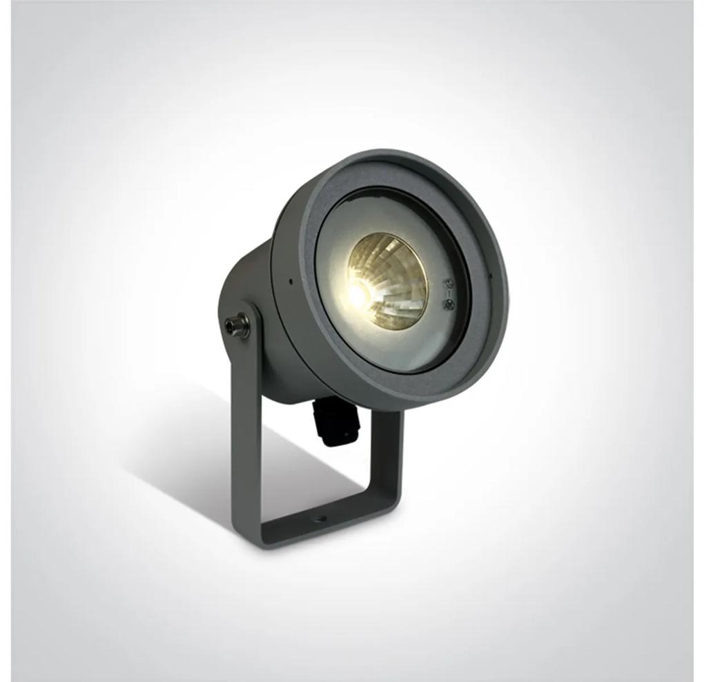 ONE Light 67196C/AN/W zahradní bodové LED svítidlo, antracit, 9W, 3000K, ø11,5cm, 35°, IP65