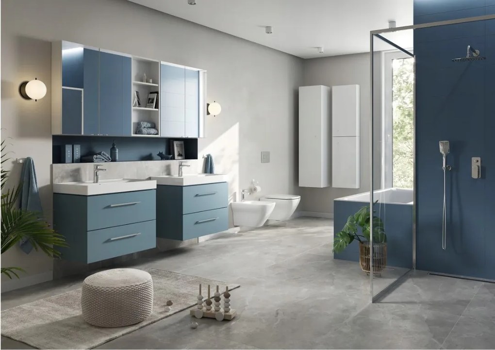 Cersanit Larga Square CleanOn, závěsná wc mísa bez sedátka, bílá, K120-004