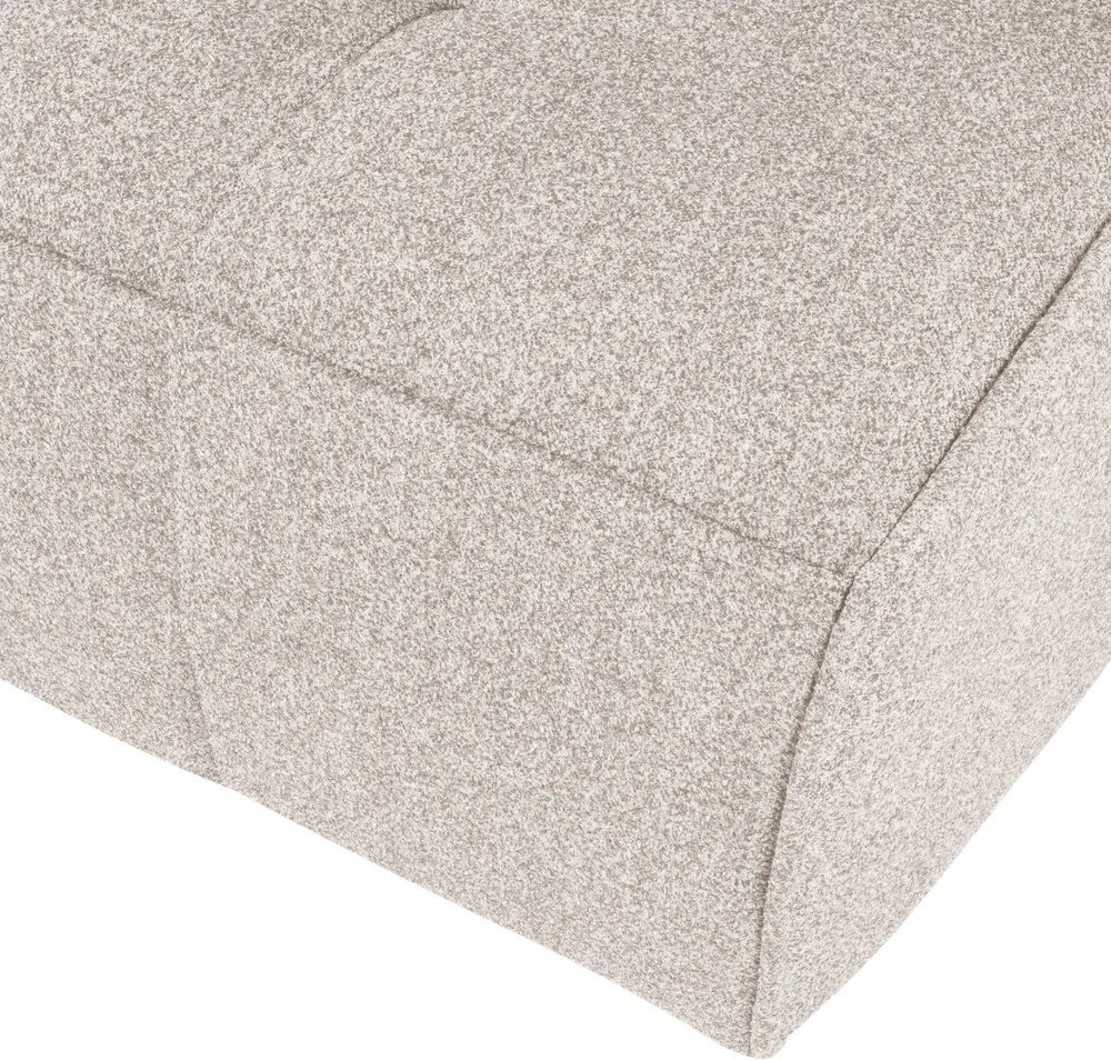 Béžová pohovka z textilie bouclé 204 cm Cluster – vtwonen