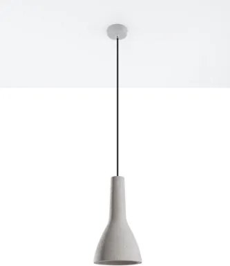 Betonový lustr SOLLUX Empoli E27 1x60W bez zdroje SL.0280
