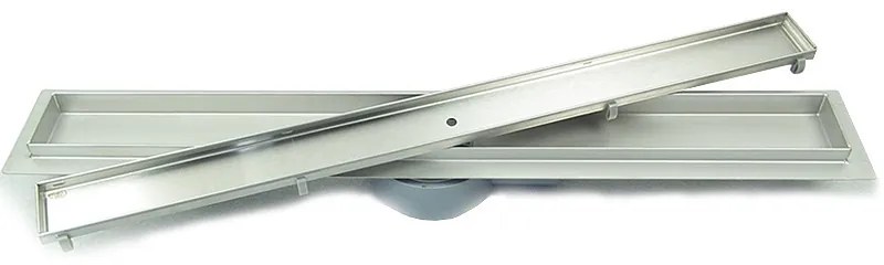 BPS-koupelny Sprchový odtokový žlab 2in1 DL02 HYD-2616 70 cm, satén