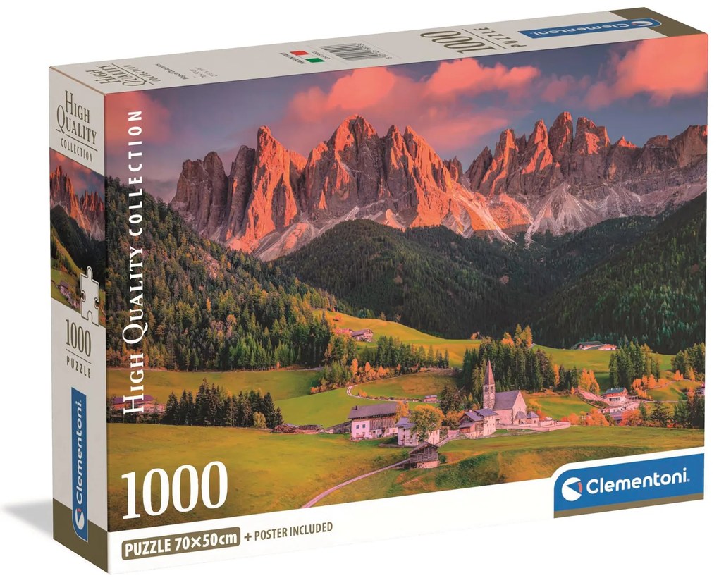 Clementoni - Puzzle 1000 Magické Dolomity
