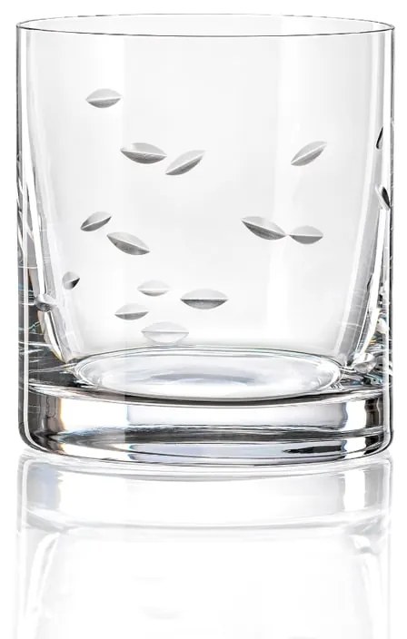 Crystalex - Bohemia Crystal Sklenice na Whisky Barline 280 ml, leštěný brus BR083, 4 ks