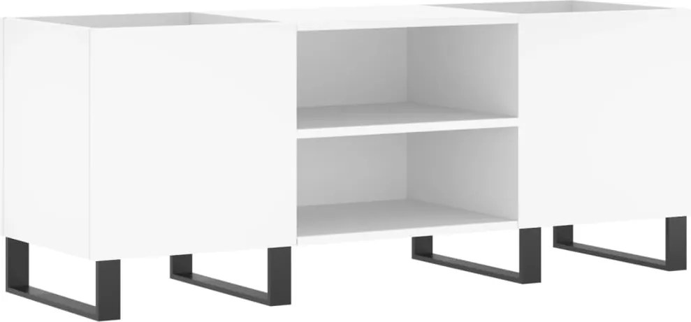 vidaXL Skříňka na LP desky bílá 121 x 38 x 48 cm kompozitní dřevo