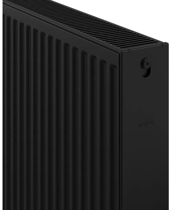 Mexen C22, panelový radiátor 600 x 900 mm, boční připojení, 1487 W, černá, W422-060-090-70