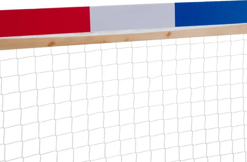 Montessori postel 90x200, přírodní/bílá/modrá/červená, FUTAL Kondela 0000396833