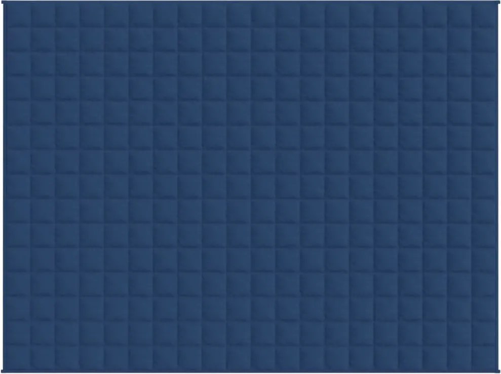 Zátěžová deka modrá 152 x 203 cm 11 kg textil 3154856
