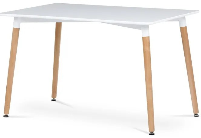 Autronic Jídelní stůl DT-304 WT Odstín: Bílá