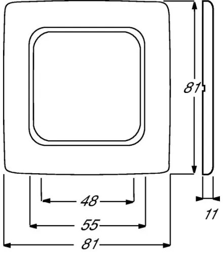 ABB Reflex SI rámeček alpská bílá 1725-0-1494 (2511-214K-102) 2CKA001725A1494