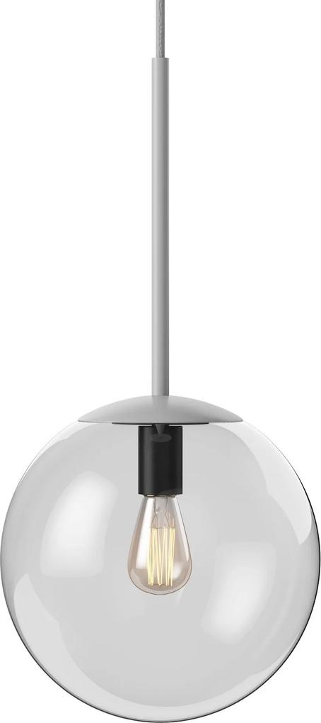Závěsná lampa Orb 20 cm šedá