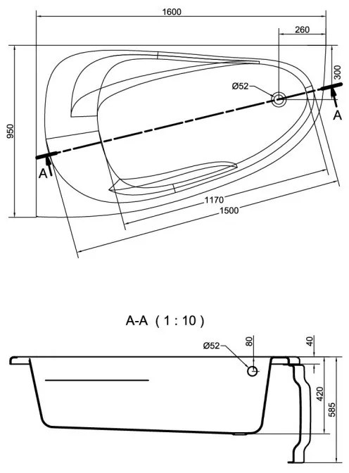 Vana CERSANIT JOANNA 160 pravá