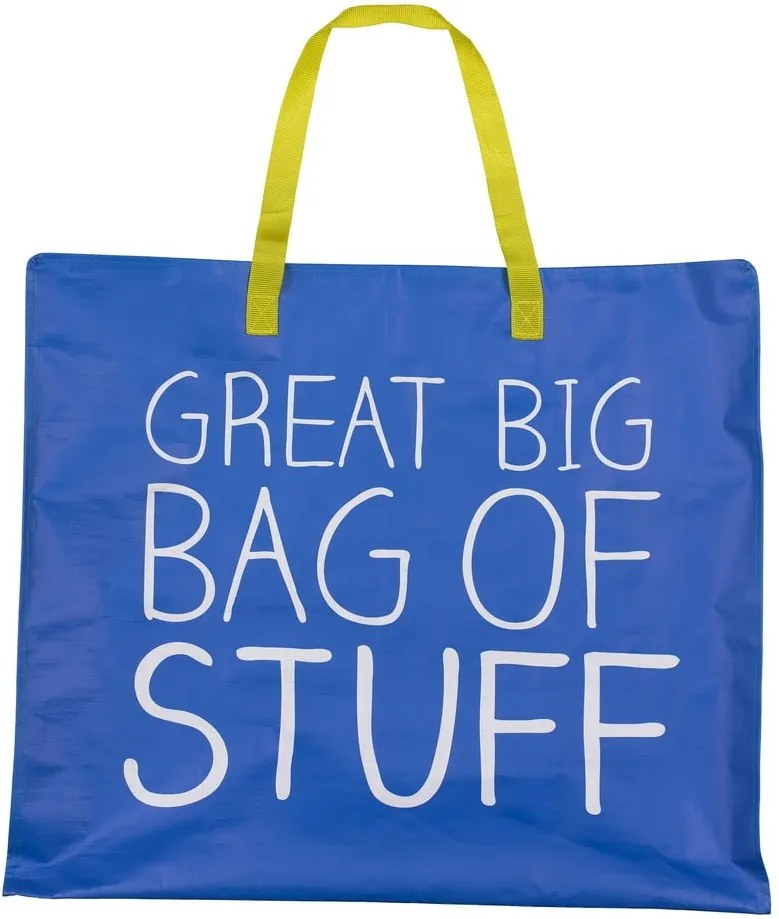 Modrá nákupní taška Happy Jackson Bag of Stuff