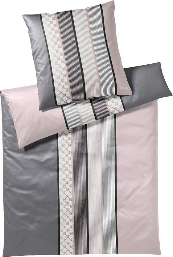 XXXLutz POVLEČENÍ, makosatén, růžová, antracitová, 135/200 cm Joop! - Online Only povlečení - 004977057204