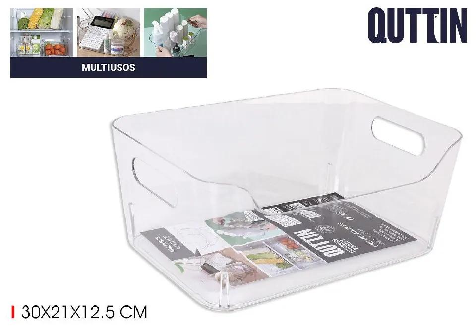QUTTIN S - Estetický a praktický organizér, transparentní QUTTIN  - 22,5x16x9,5cm (3l)