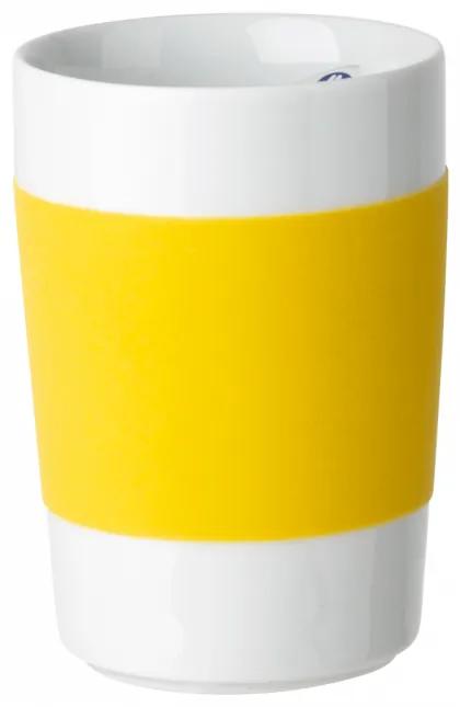 Kahla - Velký pohár se žlutým pásem Kahla touch! 350 ml (K100107)