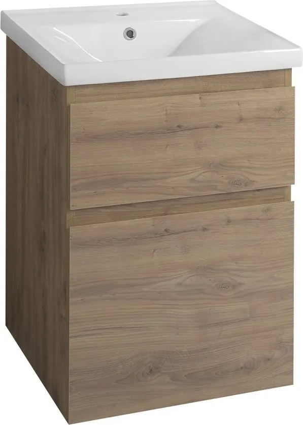 Aqualine Sapho, ALTAIR umyvadlová skříňka 52x72,5x45cm, dub emporio