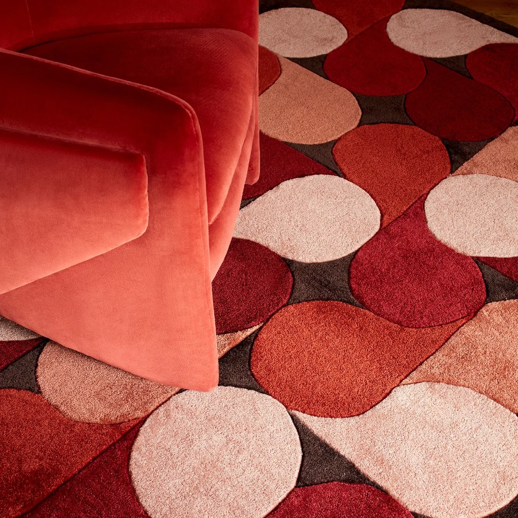 Tribeca Design Kusový koberec Inxs Jive Red Rozměry: 160x230 cm