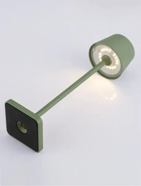 Venkovní stolní lampa Deck zelená