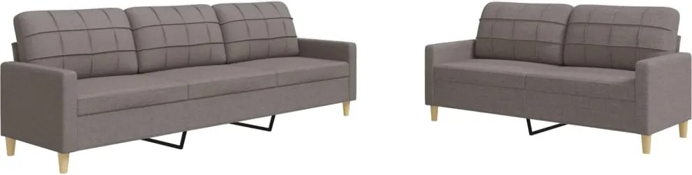 2dílná sedací souprava taupe textil 3278326