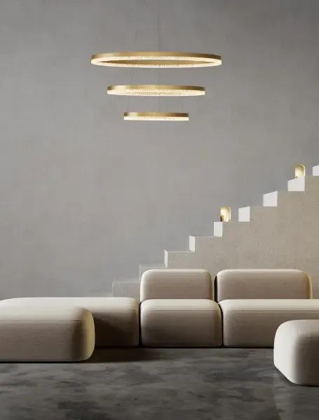 LED lustr Adria 3 zlaté