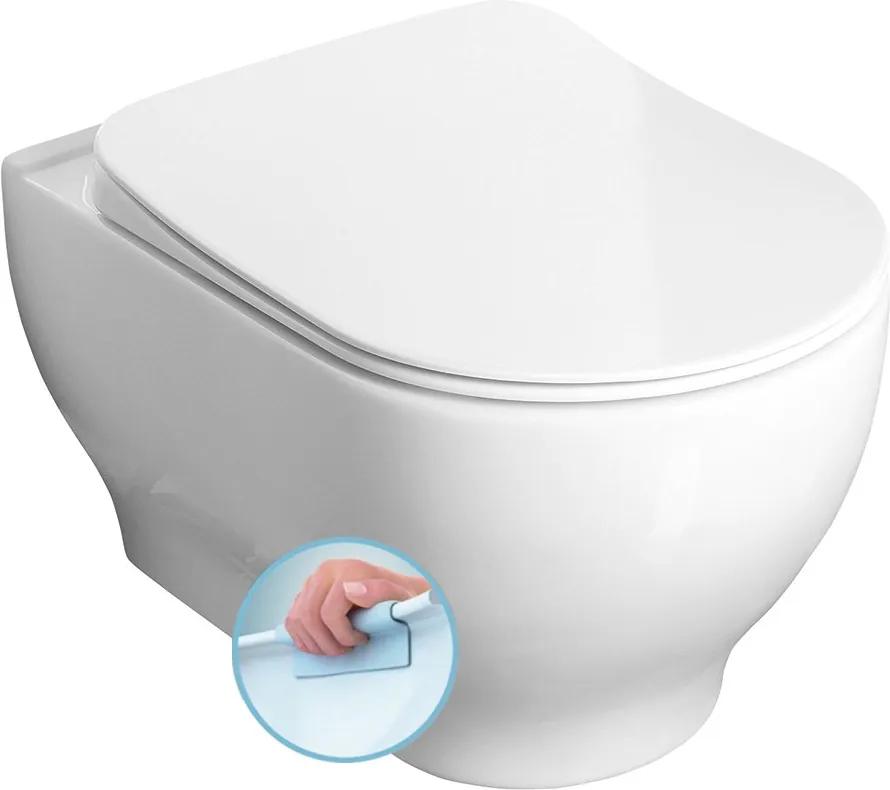 SAPHO - GARCIA WC mísa závěsná rimless, 36,5x52,5 cm 100514