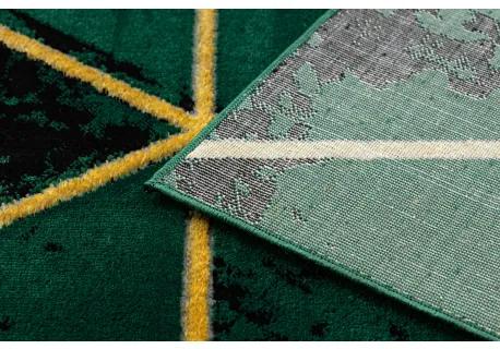 Dywany Luszczow Kusový koberec EMERALD EXCLUSIVE 1020 mramor, trojúhelníky lahvově zelená / zlato Rozměr koberce: 180 x 270 cm