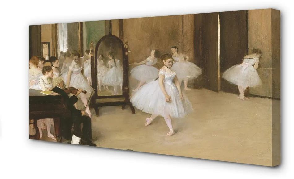 Obrazy na plátně Baletní tanec zábava 140x70 cm
