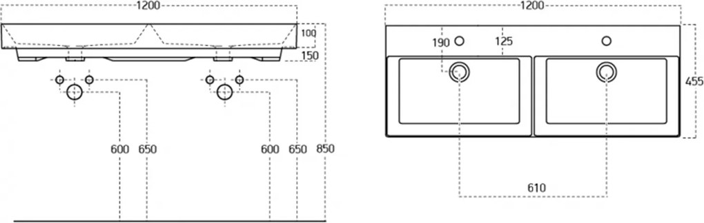 Sapho Sapho, Koupelnový set ODETTA 120, bílá, KSET-058